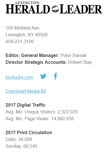 The Lexington Herald-Leader gets a new executive editor – THE FIRST ...